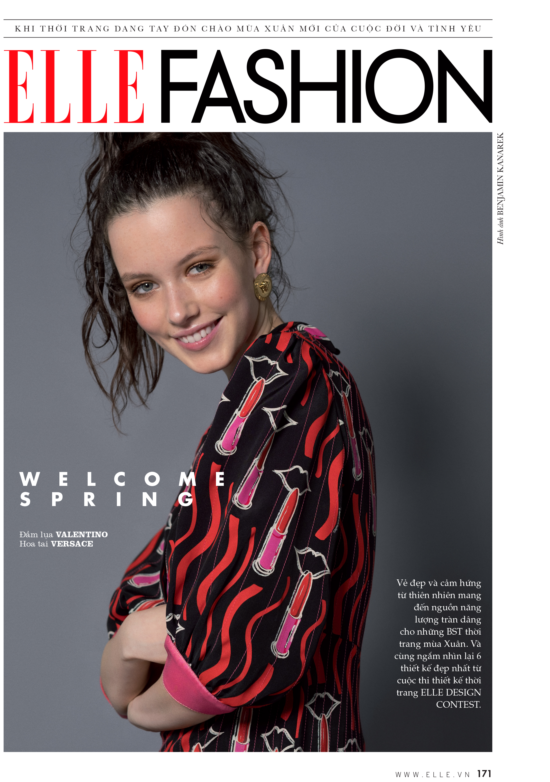 Alice Gilbert in “Spring it Up” for ELLE by Benjamin Kanarek – TheBKMag