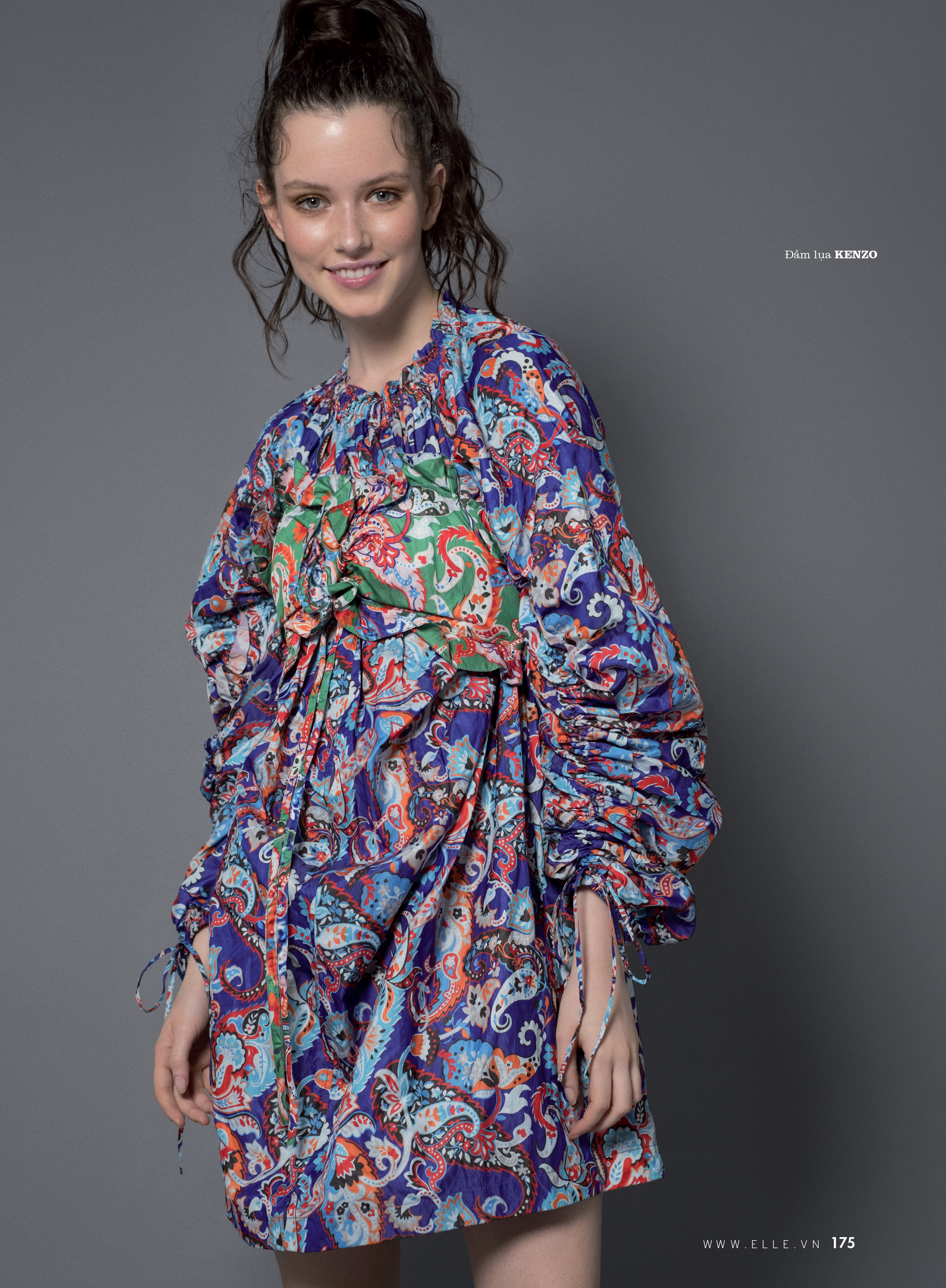 Alice Gilbert in “Spring it Up” for ELLE by Benjamin Kanarek