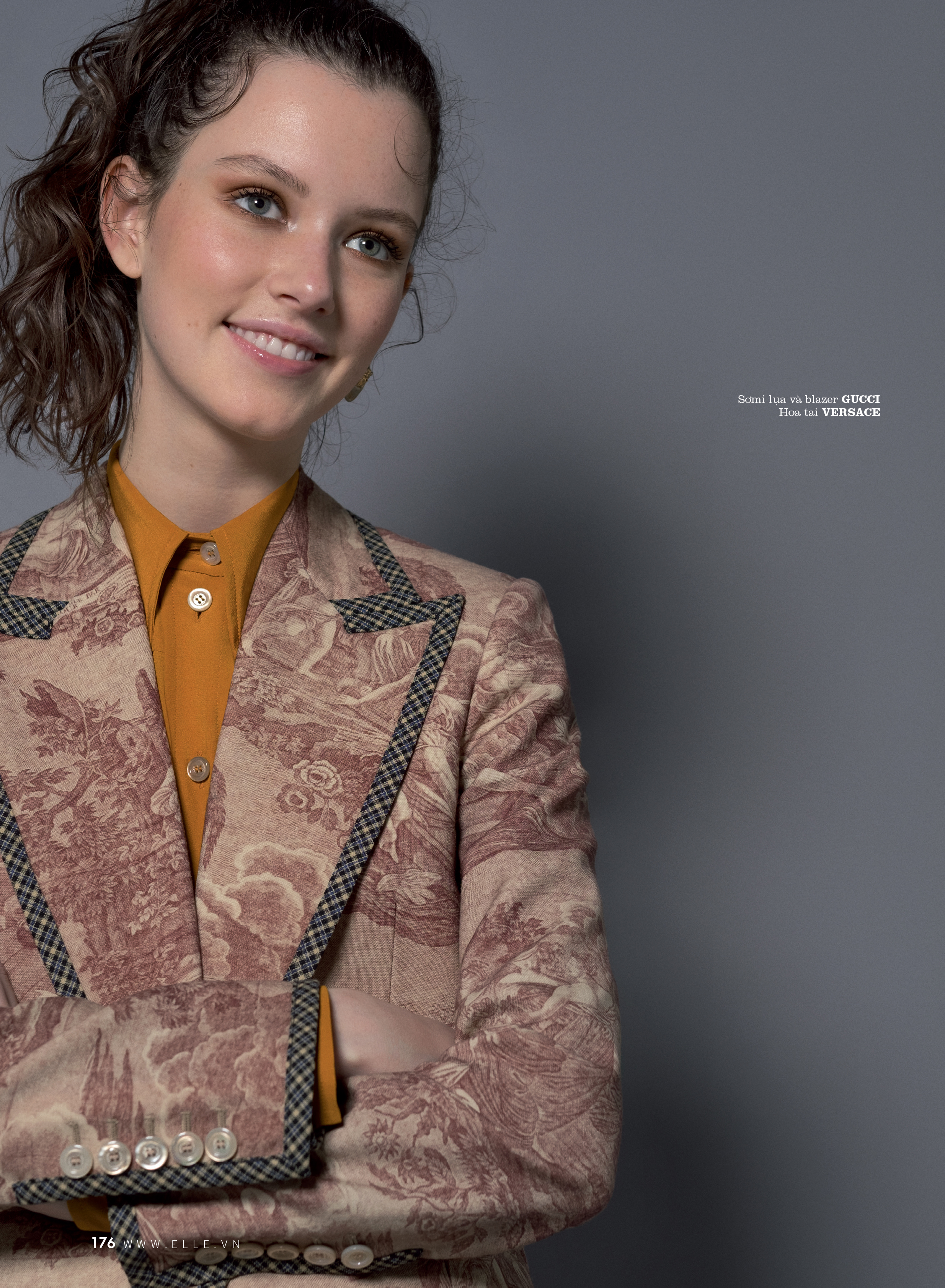 Alice Gilbert in “Spring it Up” for ELLE by Benjamin Kanarek